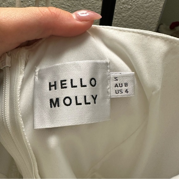 Hello Molly | Dresses | Hello Molly White Mini Dress | Poshmark